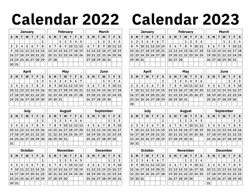 November 2022 To February 2023 Calendar Get Calender 2023 Update