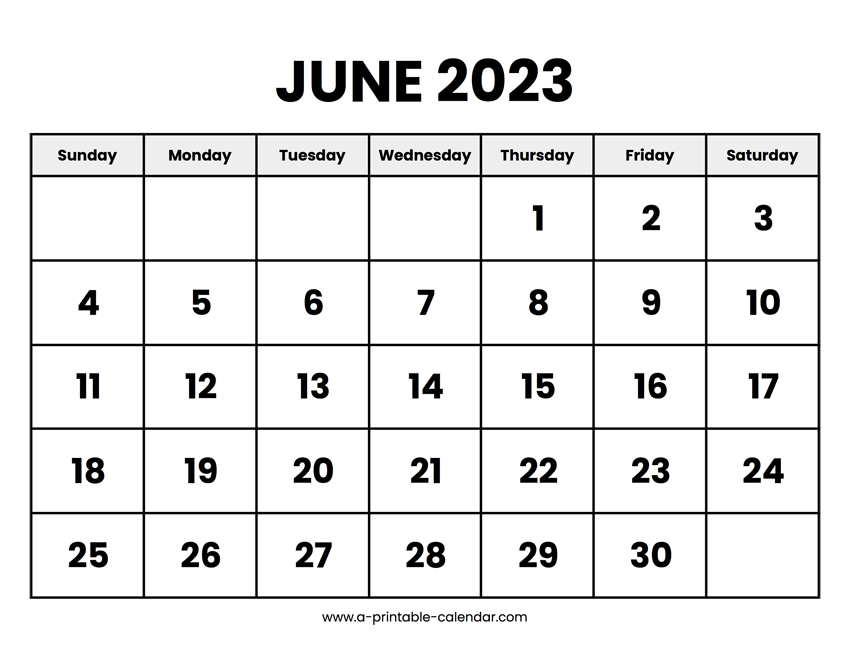 June 2023 Calendar Printable Pdf Get Calendar 2023 Update